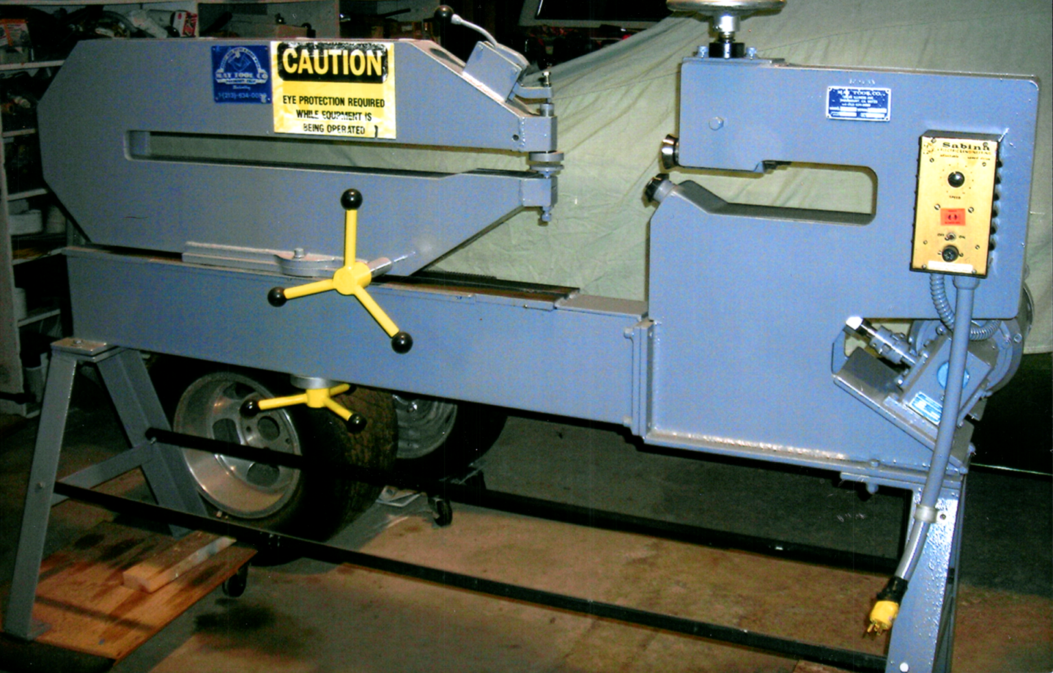 U14484C May Tool MTC-52 powered circle shear - Benoit Sheet Metal Equipment