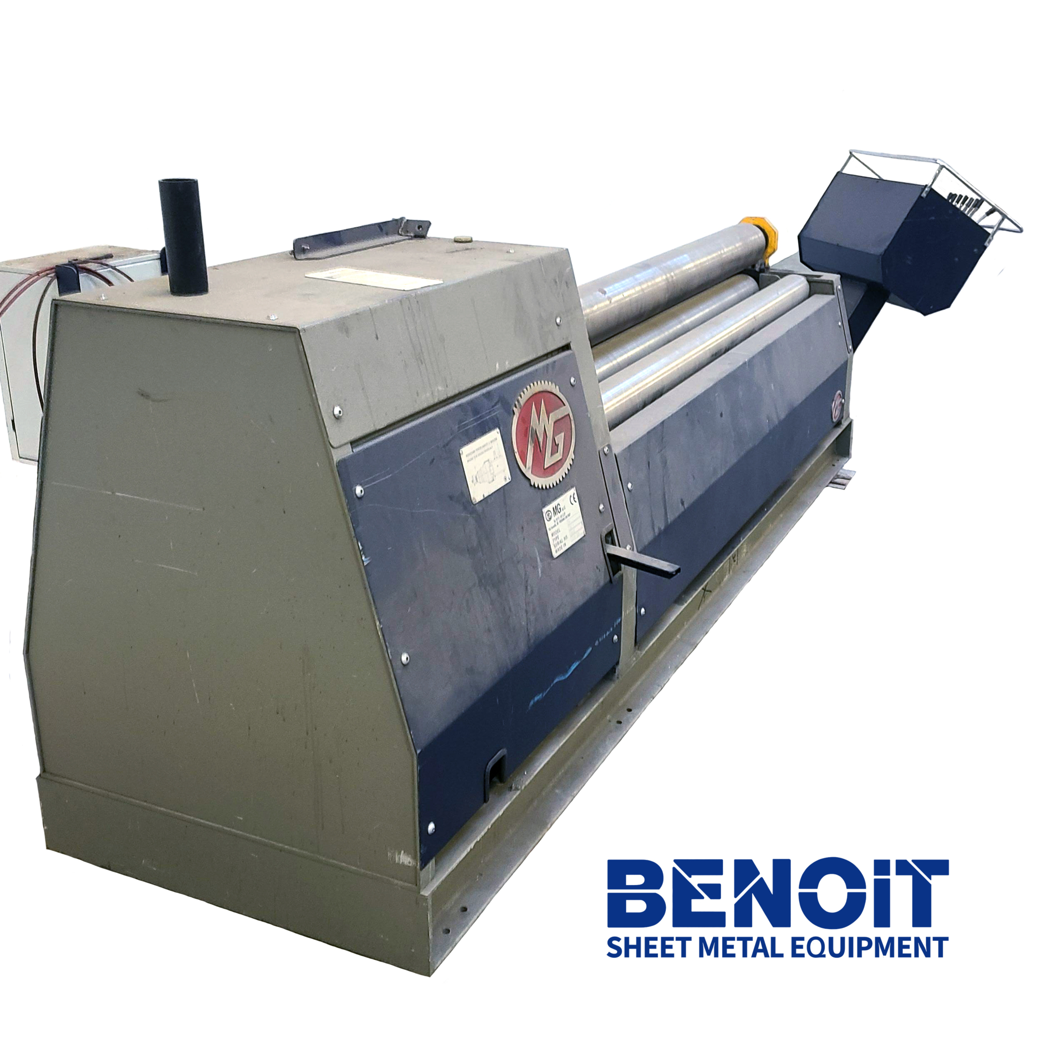 U14591C MG model MH 206P 4 roll plate roll - Benoit Sheet Metal Equipment