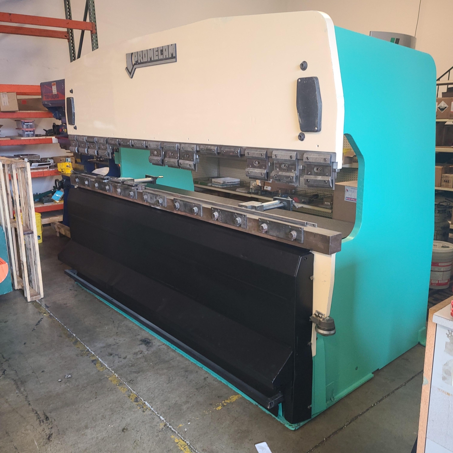 U14497 Promecam press brake 75 ton - Benoit Sheet Metal Equipment