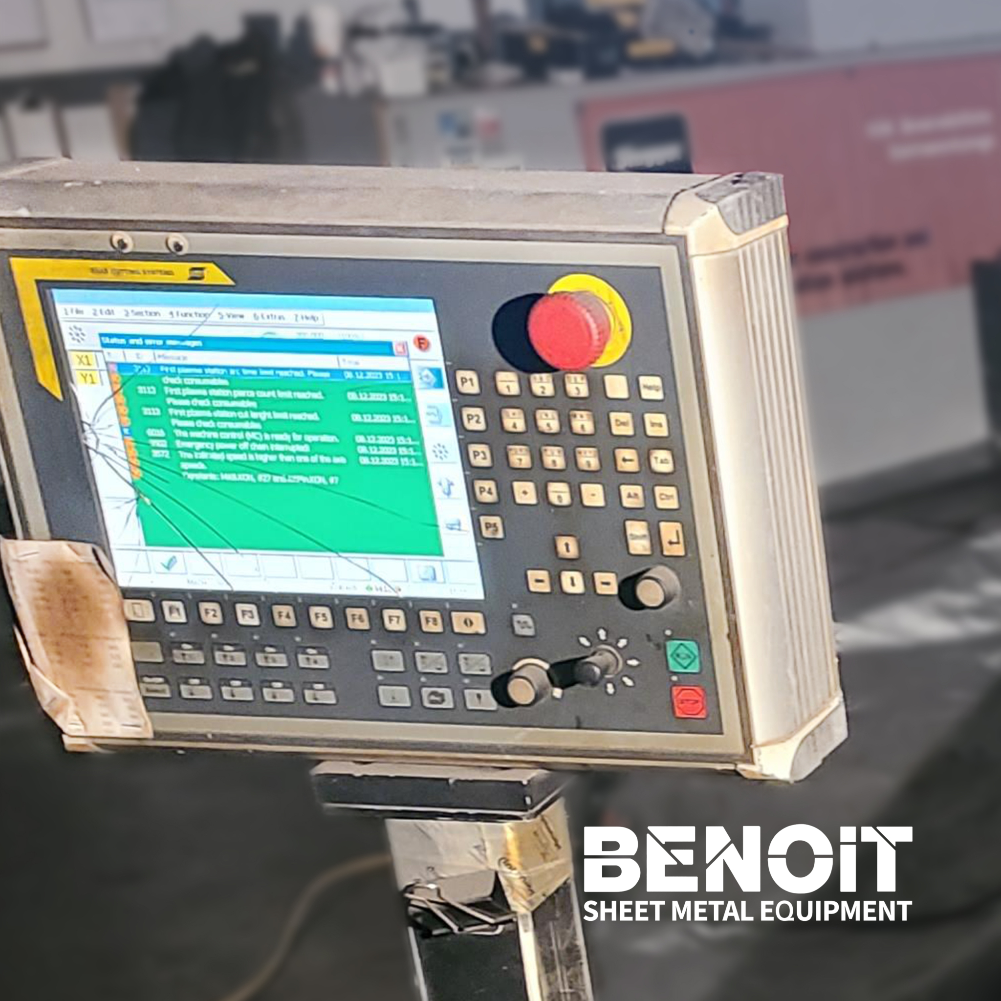 U14595C ESAB 5 x 10 plasma table - Benoit Sheet Metal Equipment