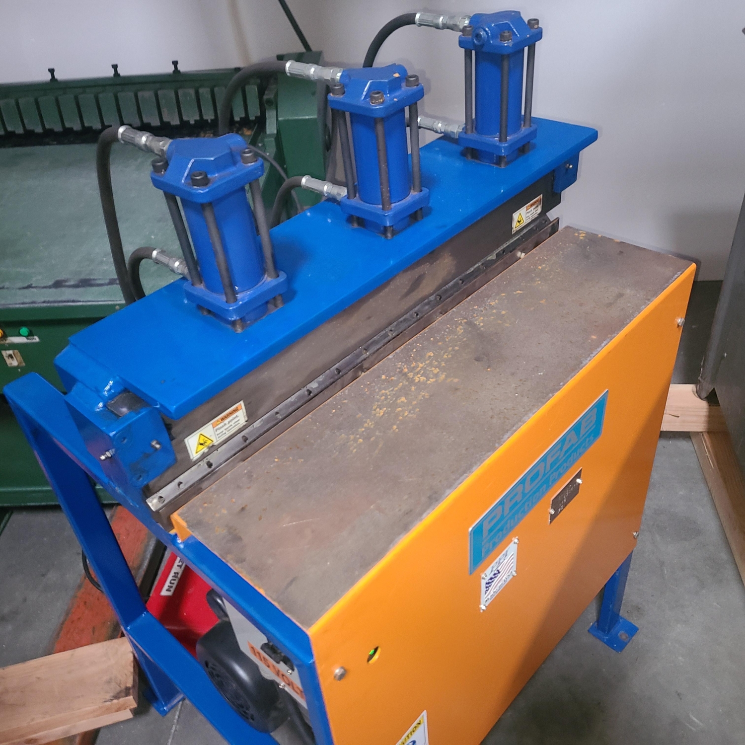 U14631C PPI Pitts/Button Punch Cheek Bender - Benoit Sheet Metal Equipment