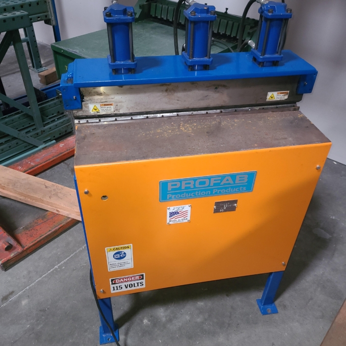 U14631C PPI Pitts/Button Punch Cheek Bender - Benoit Sheet Metal Equipment